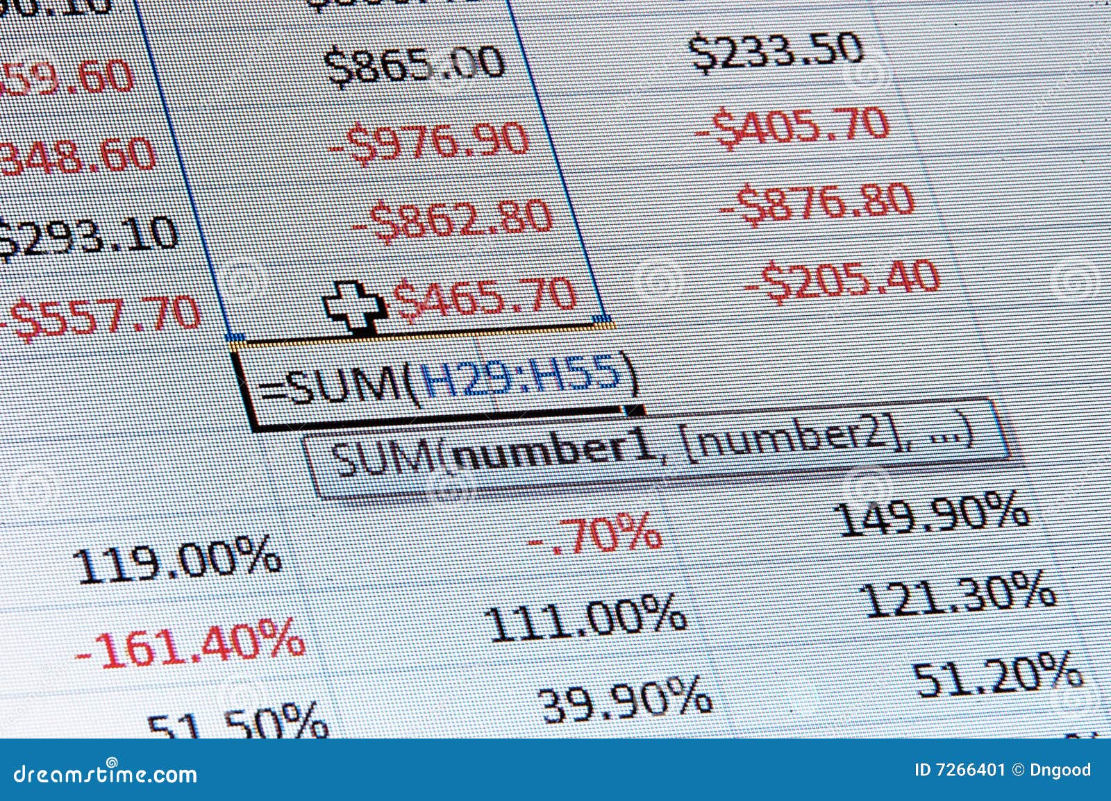 Spreadsheet Data stock image. Image of banking, backgrounds - 7266401