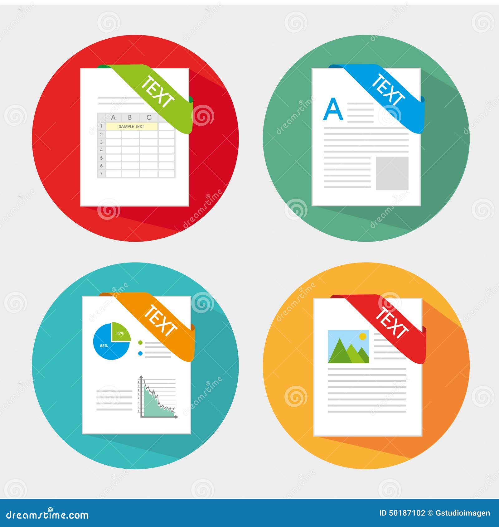 Spreadsheet Design, Vector Illustration. Stock Vector - Illustration of ...