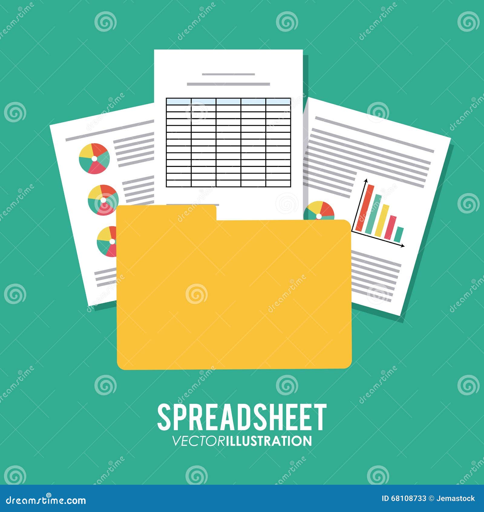 Spreadsheet icon design stock vector. Illustration of modern - 68108733