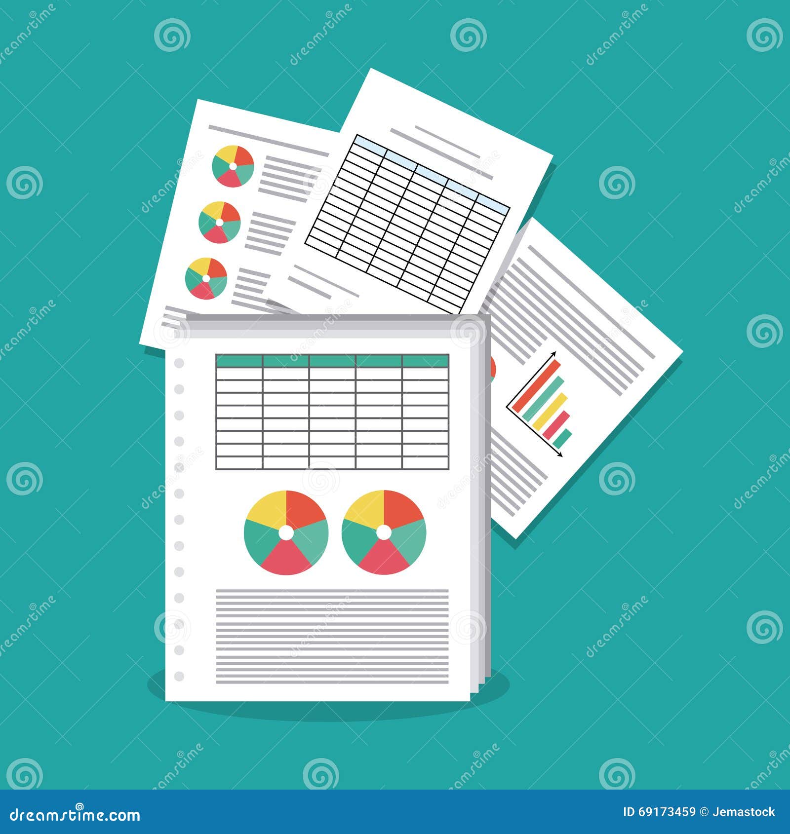Spreadsheet icon design stock vector. Illustration of stats - 69173459