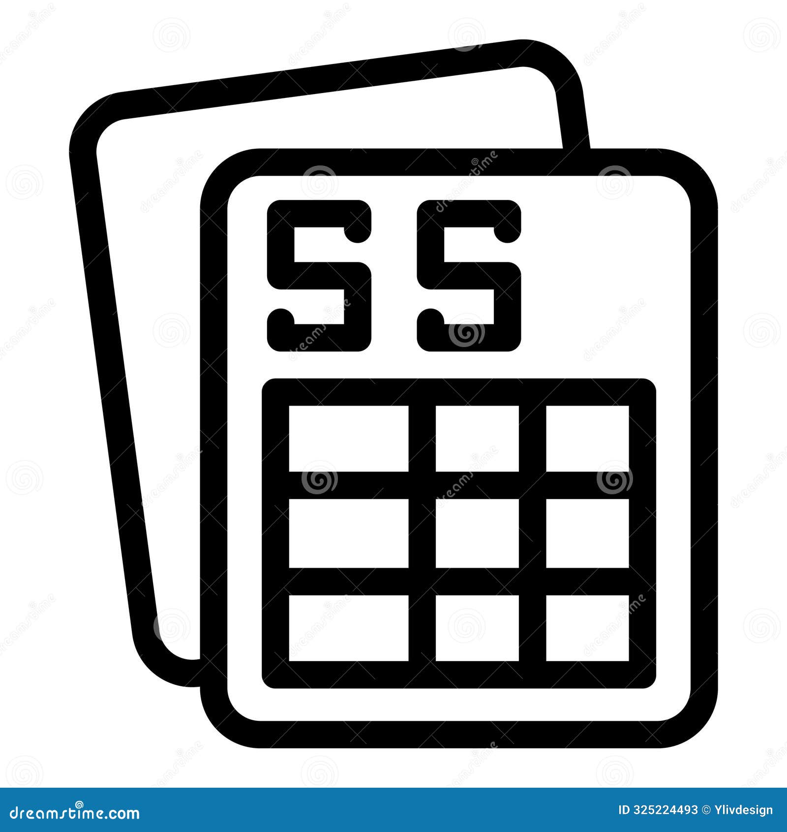 Spreadsheet Software Representing Spreadsheet Software Icon Symbol ...