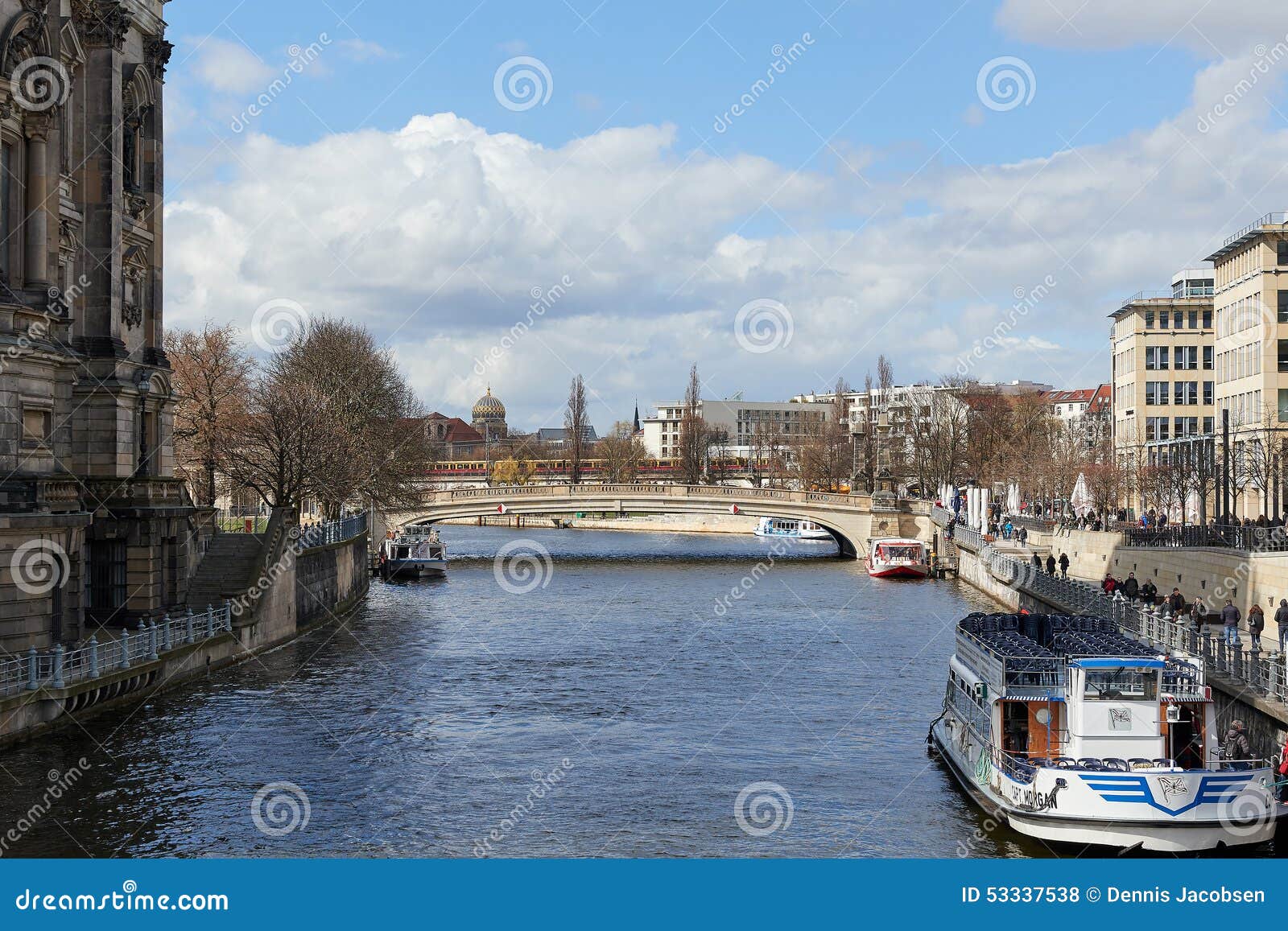 Spree River in Berlin, Germany Stock Photo - Image of river, germany ...