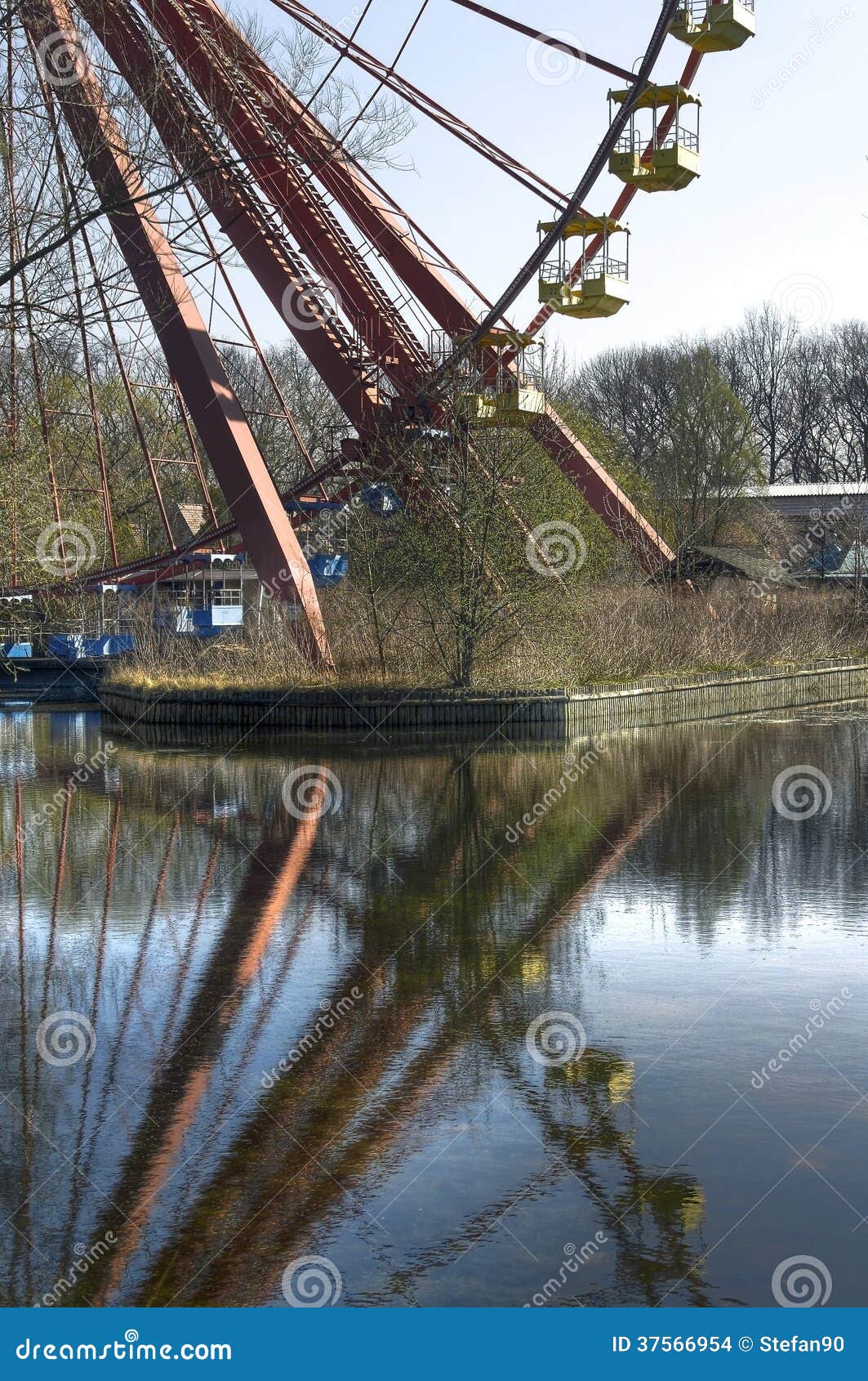 Spreepark Berlin stock photo. Image of nostalgia, abandoned - 37566954