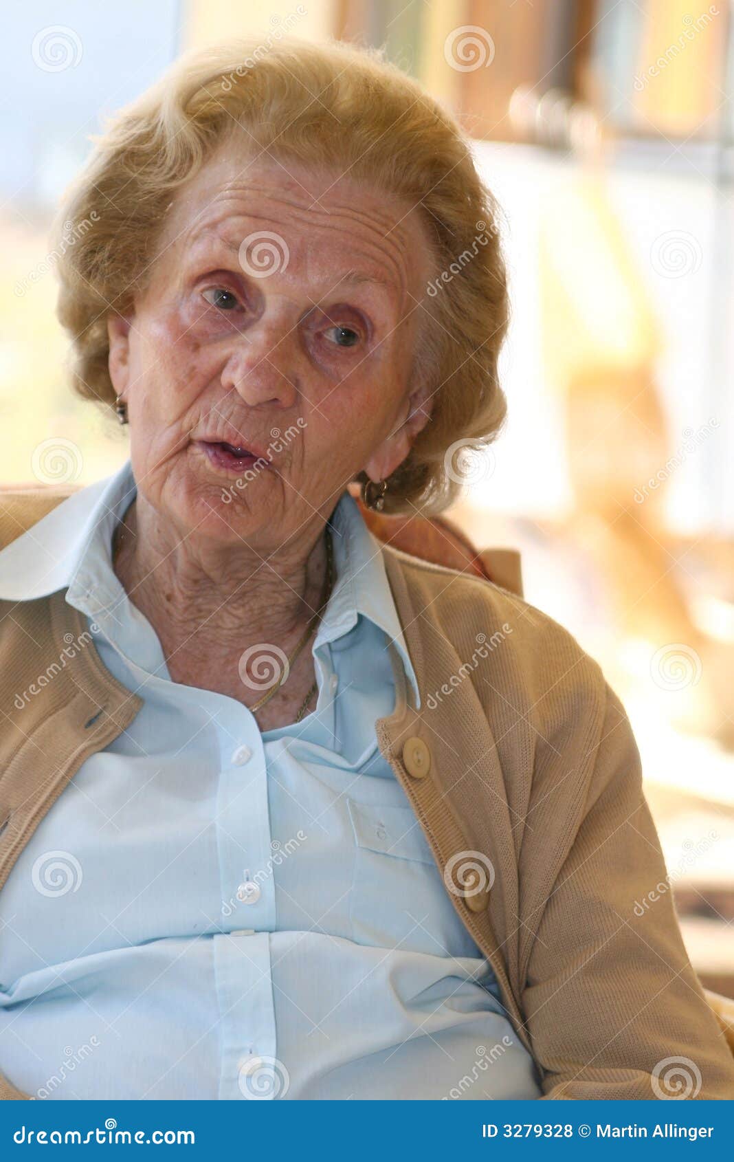 Sprekende grootmoeder stock foto. Image of tachtig, mensen - 3279328