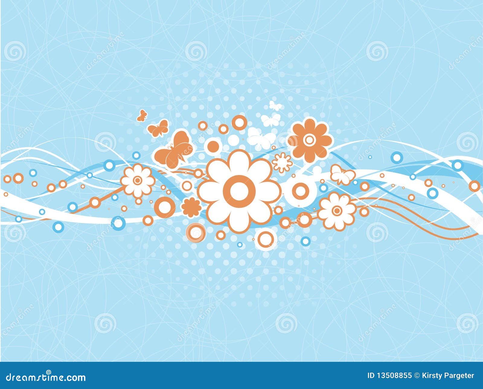 Spring abstract stock vector. Illustration of flower - 13508855