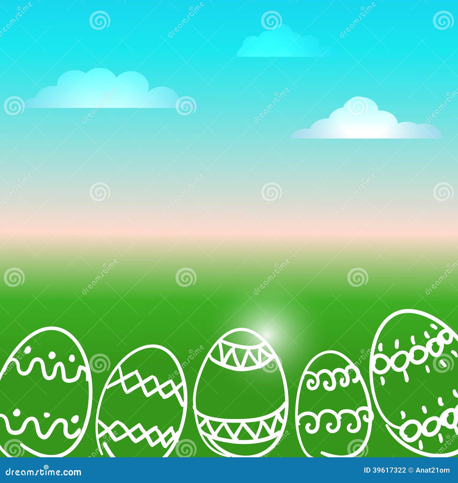 Spring Abstract Background. Easter. Stock Vector - Illustration of ...