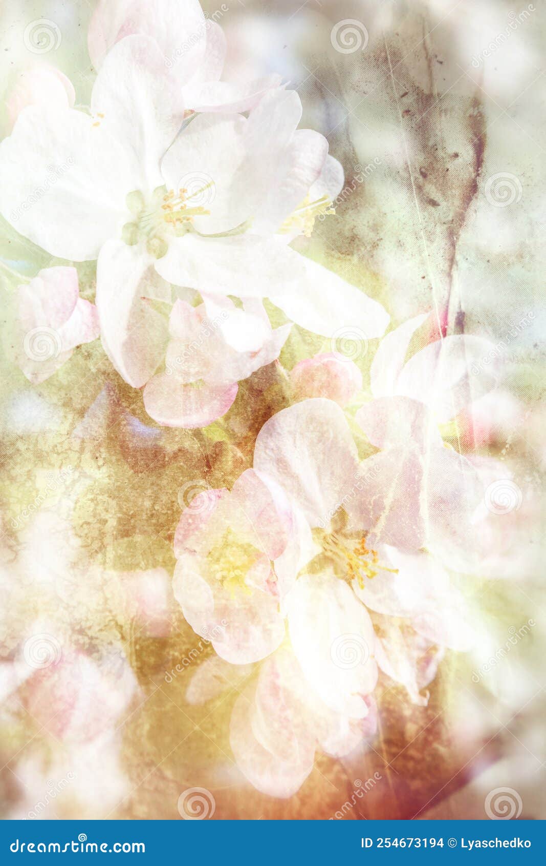 Spring Abstract Background Image in Pastel Colors Stock Photo - Image ...