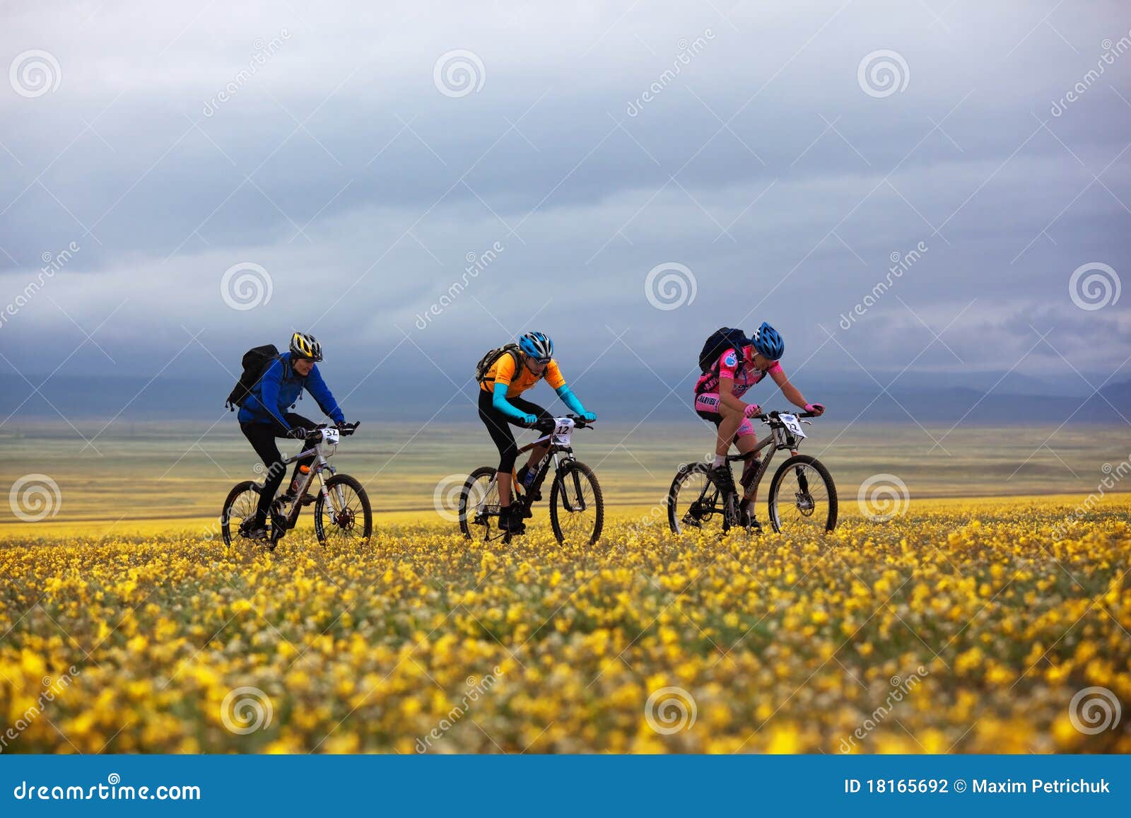 Spring Adventure Mountain Bike Competition Editorial Photography ...