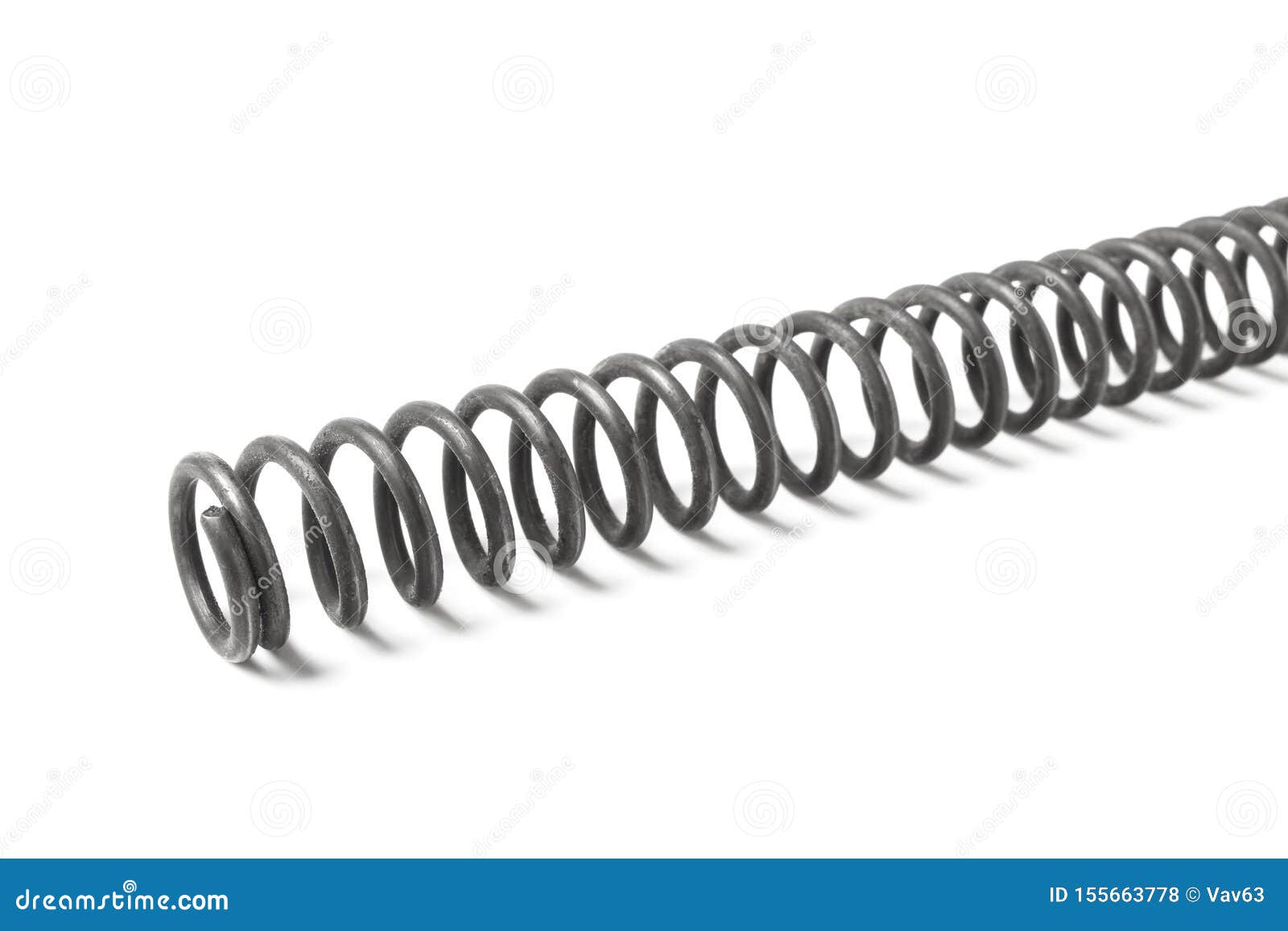 Spring for air rifle stock photo. Image of isolated - 155663778