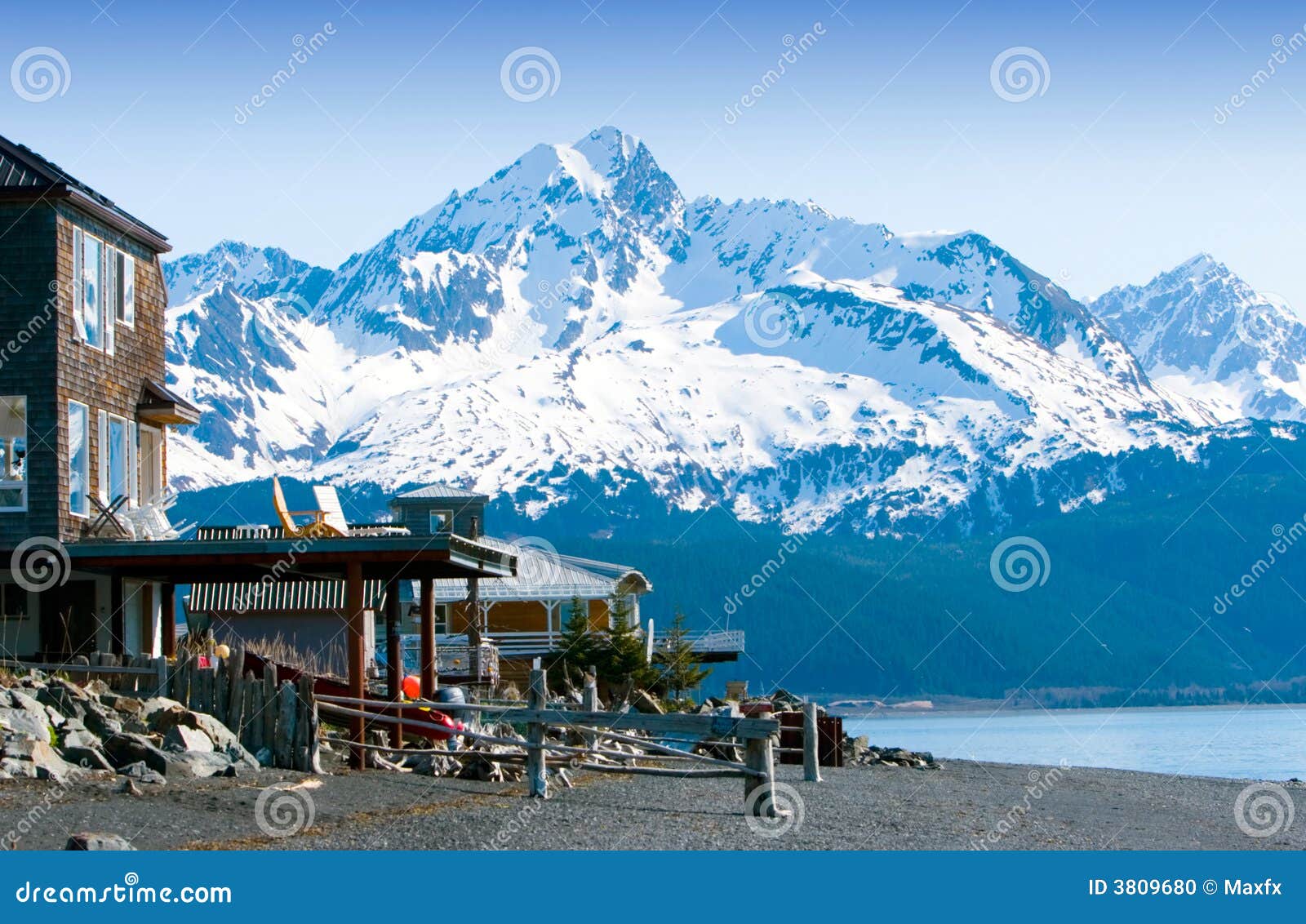 Spring in Alaska stock photo. Image of range, scenic, destination - 3809680