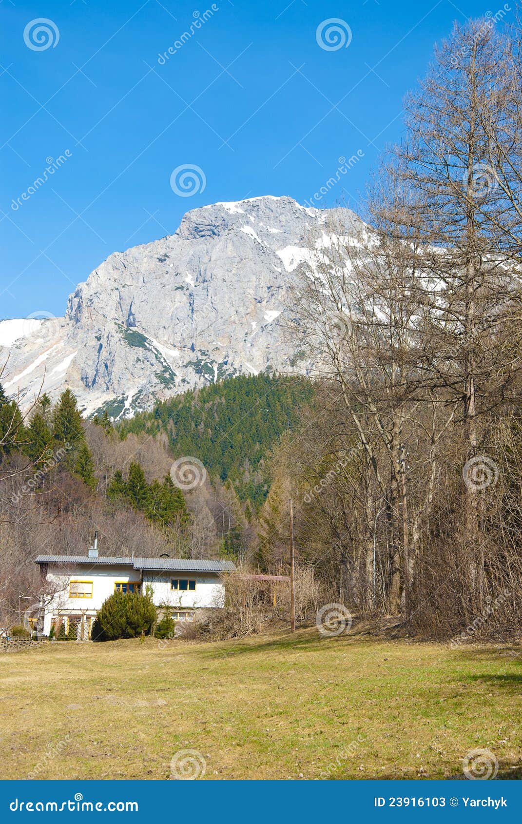 Spring in the Alps stock image. Image of travel, spring - 23916103