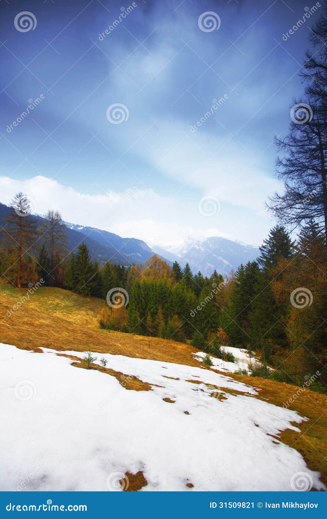 Spring alps stock image. Image of north, mountains, outdoors - 31509821