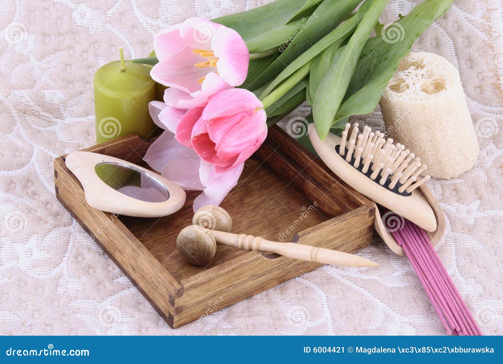 Spring aromathetapy stock image. Image of loofah, perfume - 6004421