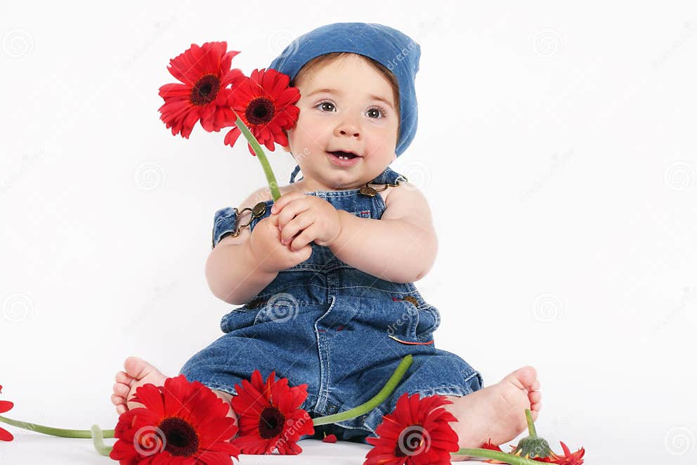 Spring Baby stock photo. Image of kids, girls, girl, flora - 483116