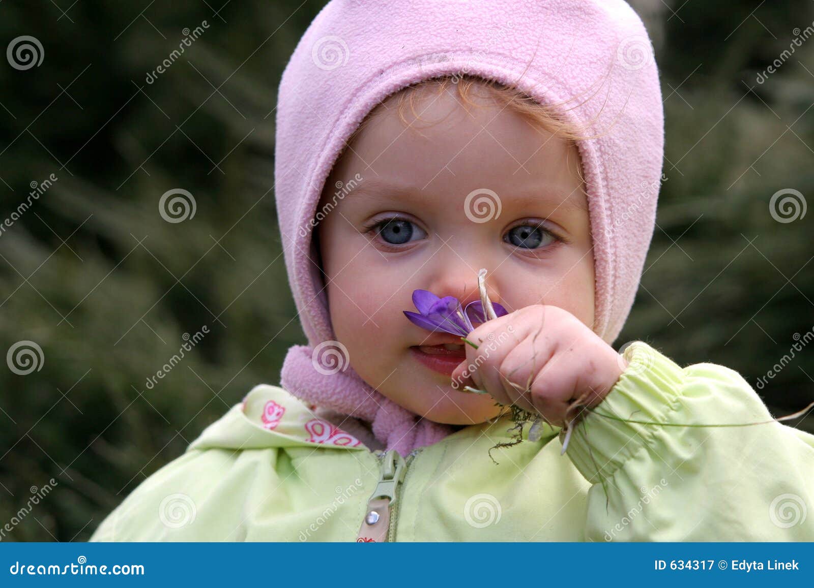 Spring baby stock image. Image of gardener, greeness, hold - 634317