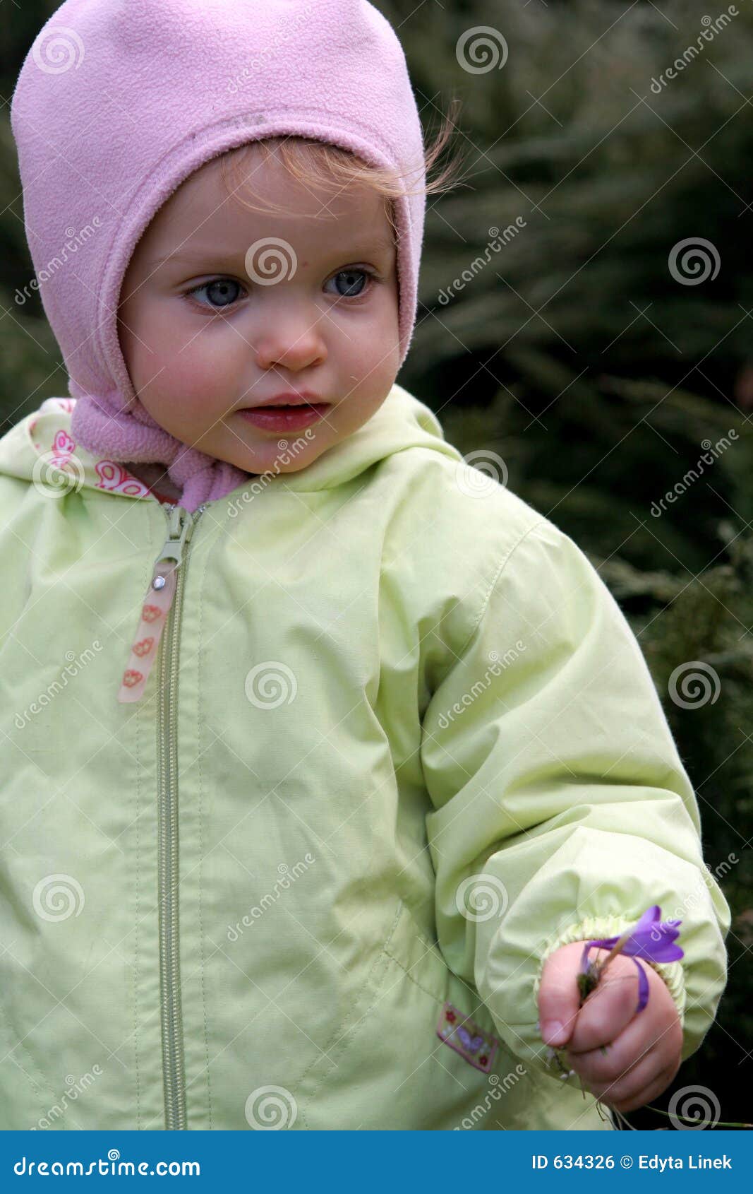Spring baby stock photo. Image of flower, outdoors, cute - 634326