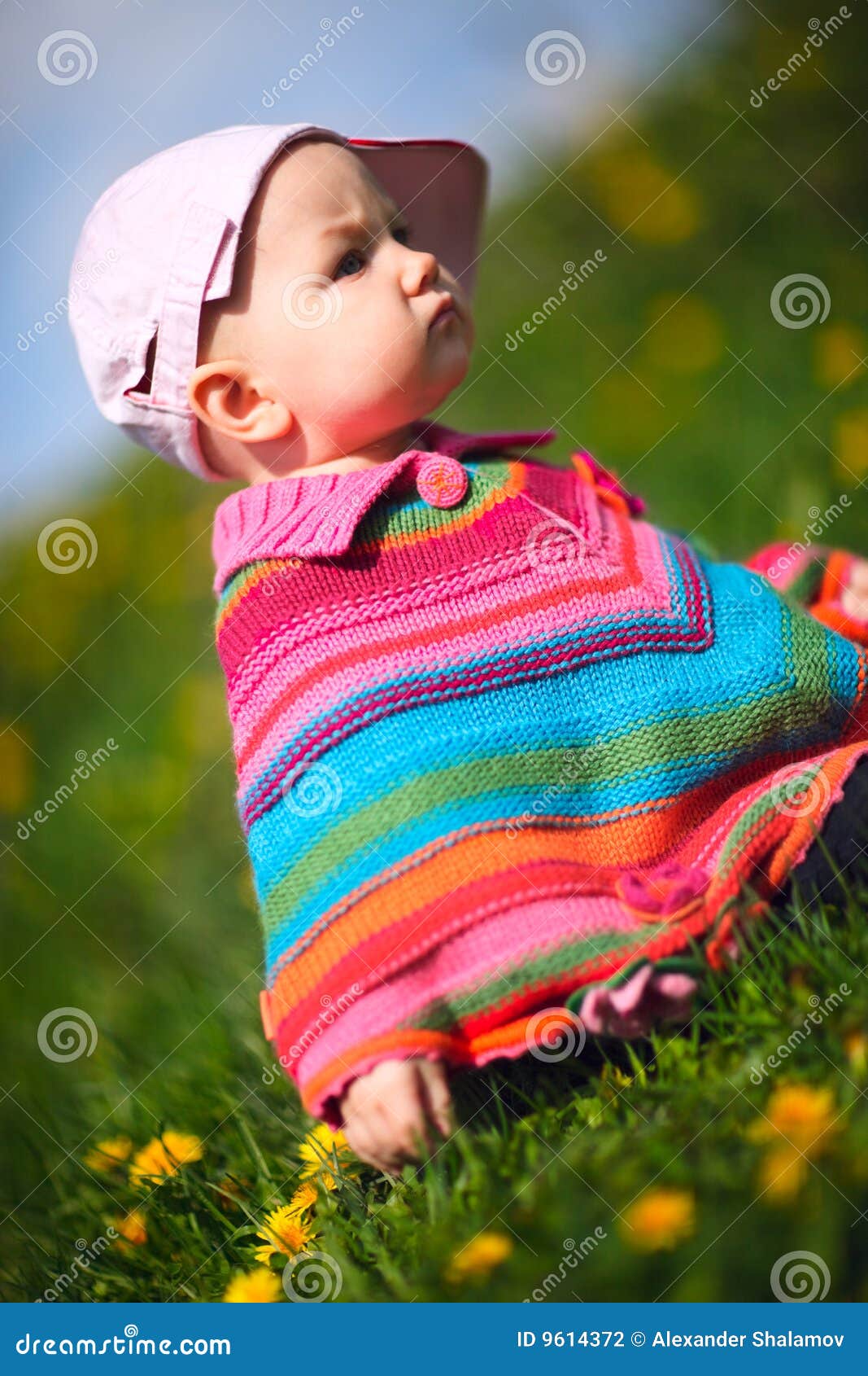 Spring Baby stock photo. Image of season, adorable, casual - 9614372