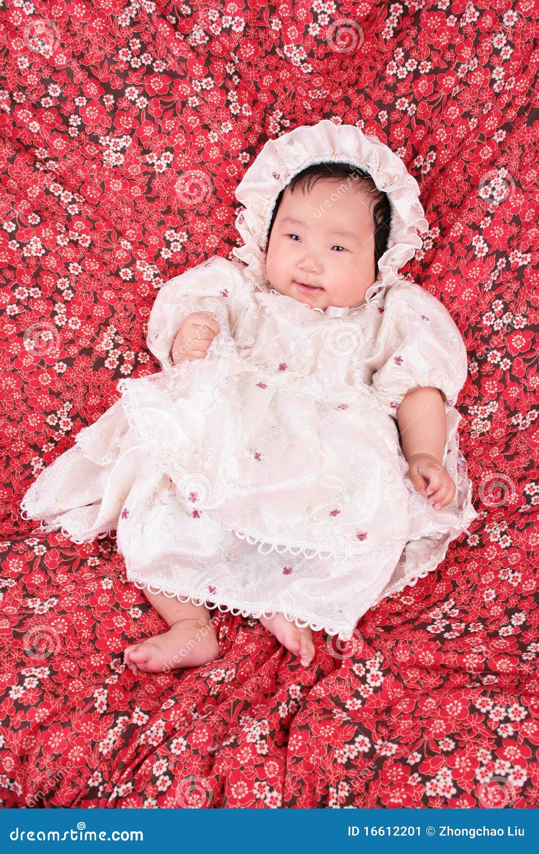 Spring Baby girl stock image. Image of laugh, happiness - 16612201