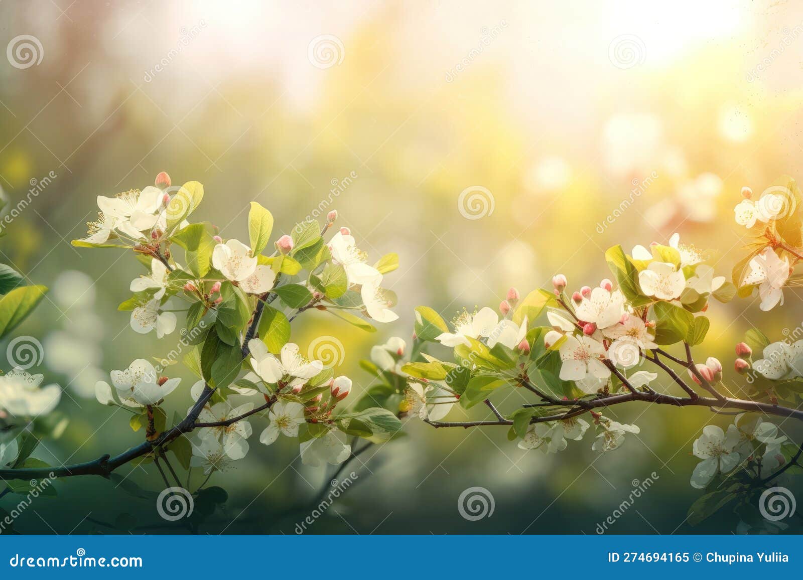 Spring Background. AI Generated Stock Illustration - Illustration of ...