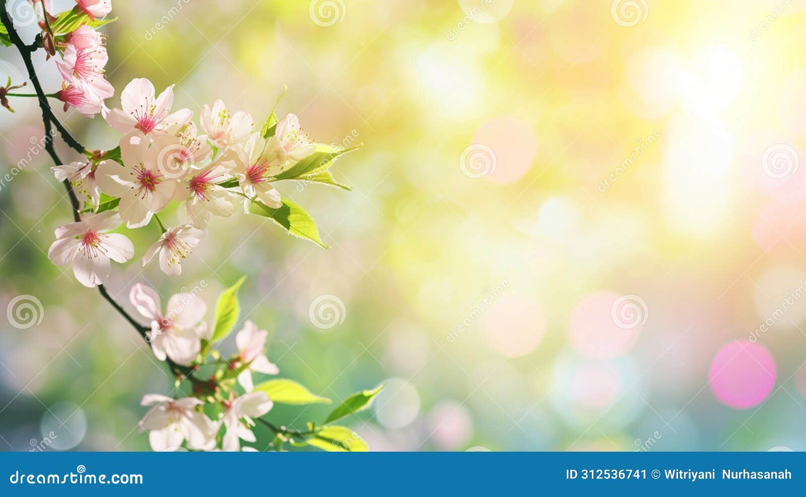 Spring Background Blur,holiday Wallpaper. Generative Ai Stock ...