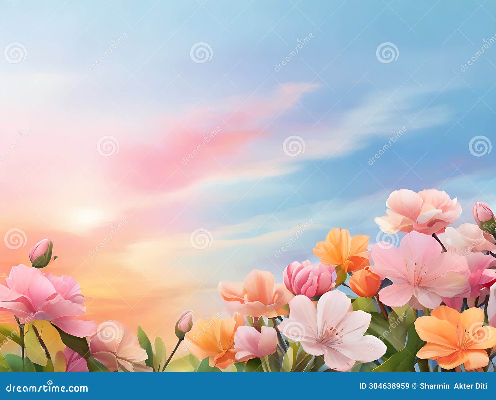 The Spring Background Design Captures the Essence of the Season with ...