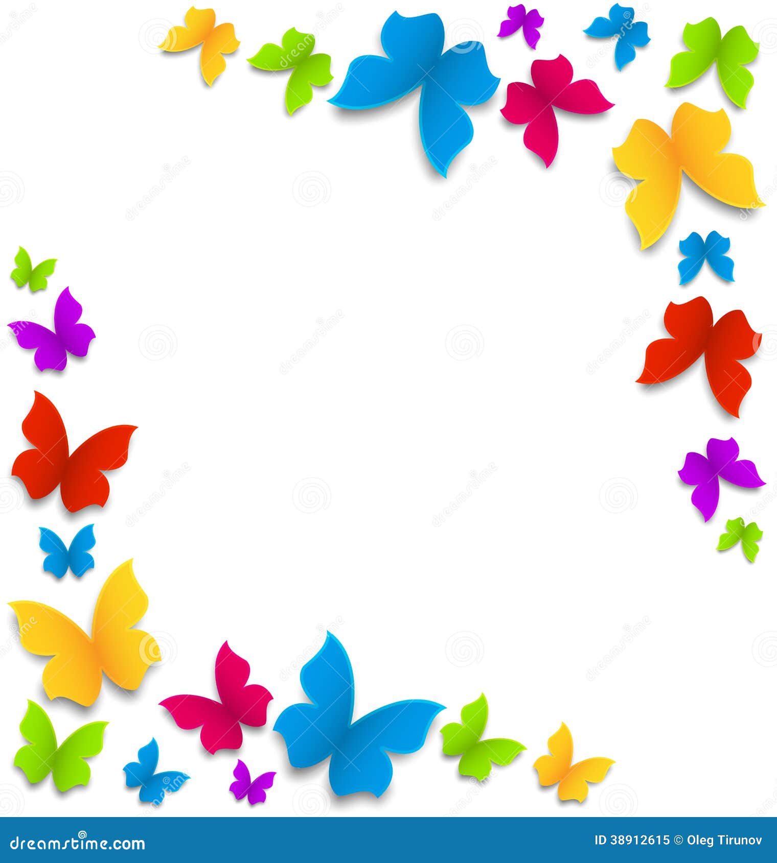 Butterfly Border Clip Art
