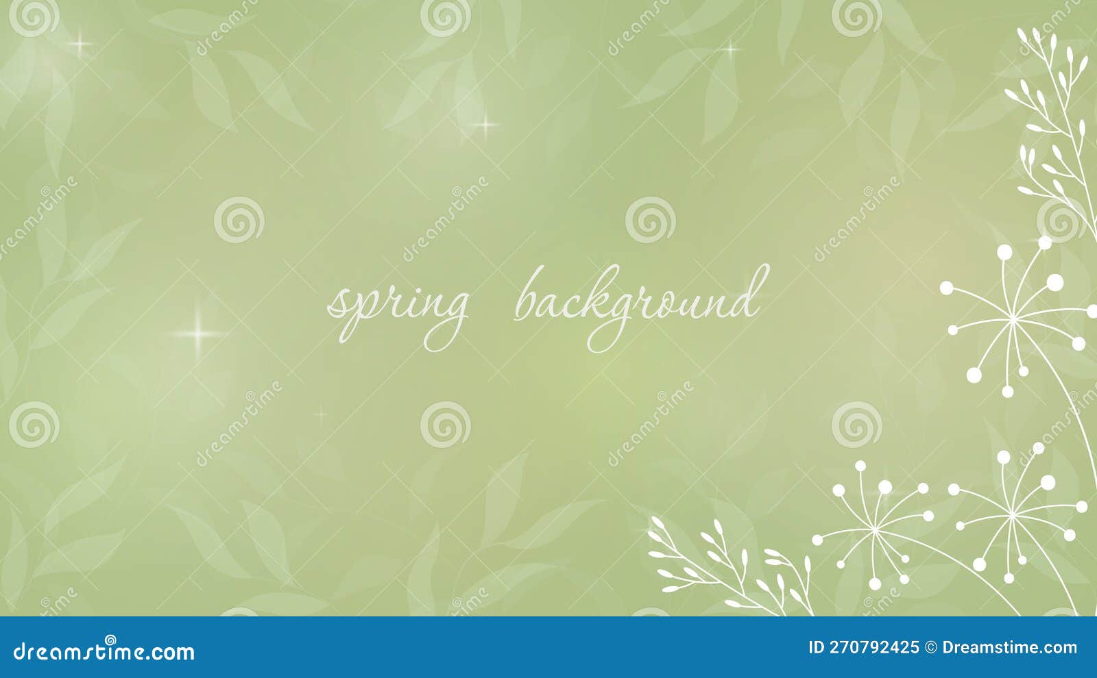 Spring background template stock vector. Illustration of copy - 270792425