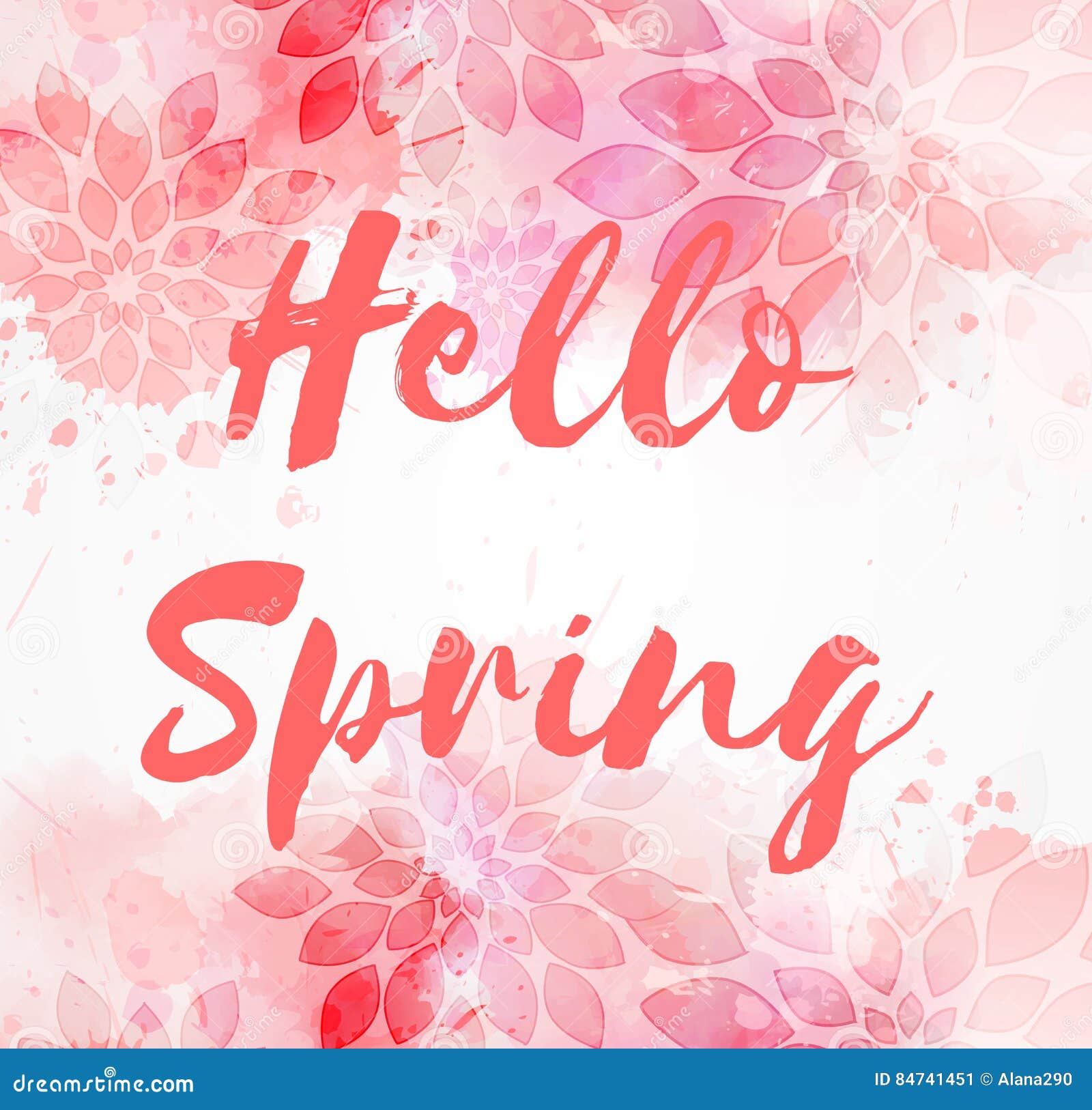 Spring background stock vector. Illustration of line - 84741451