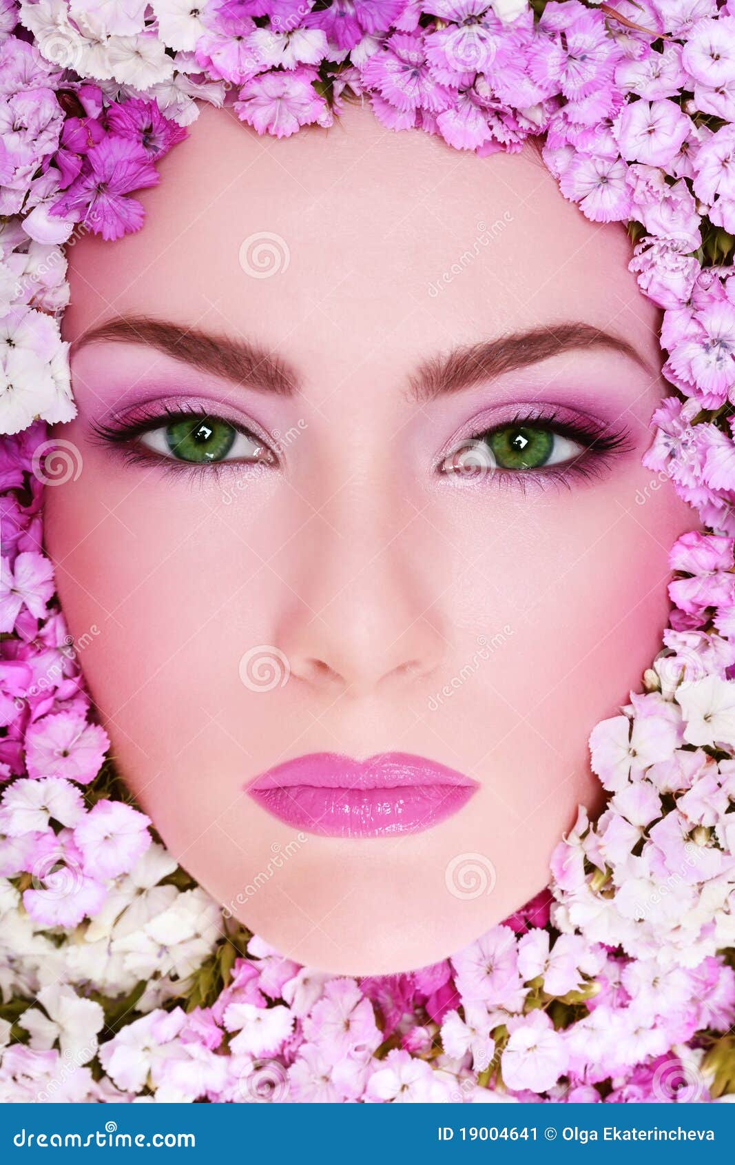 Spring beauty stock image. Image of face, fashion, elegance - 19004641