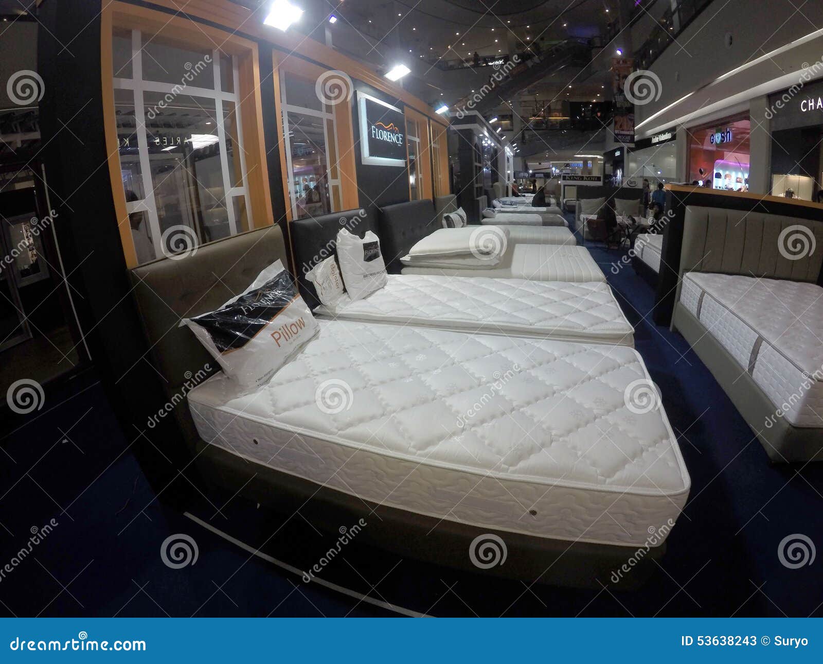 Spring bed editorial stock photo. Image of types, sale - 53638243