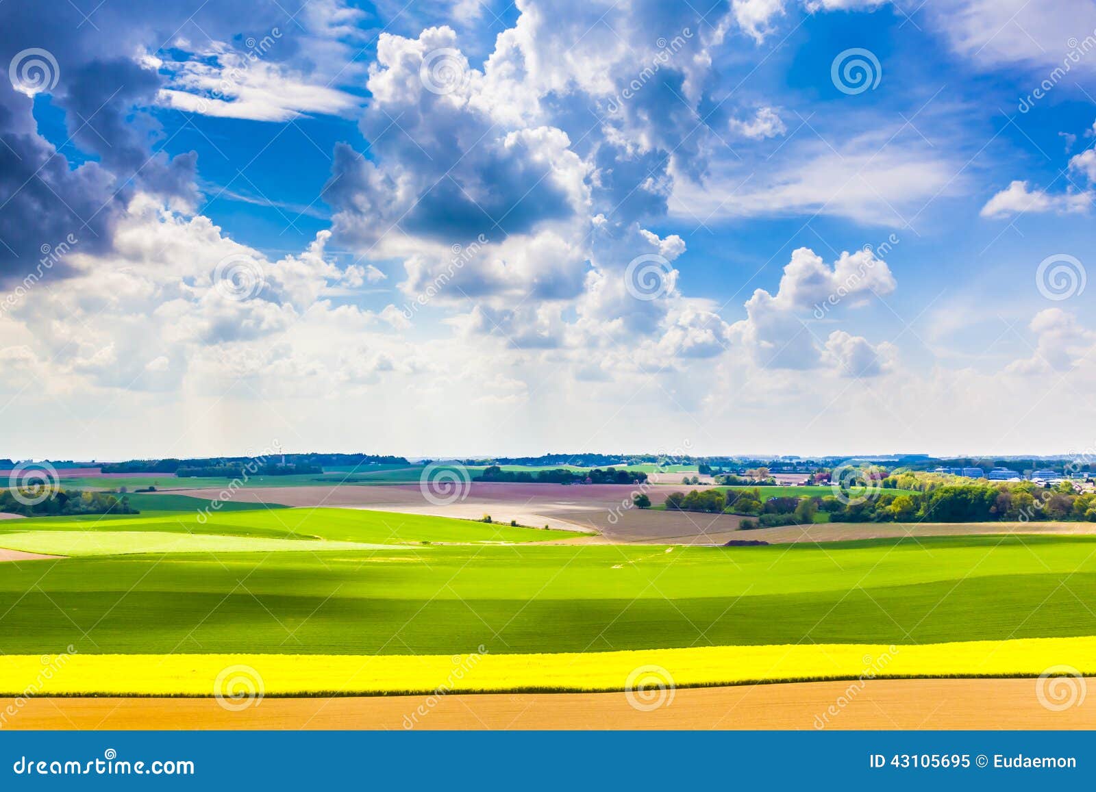 Spring in the Belgian Countryside Stock Image - Image of belgian ...