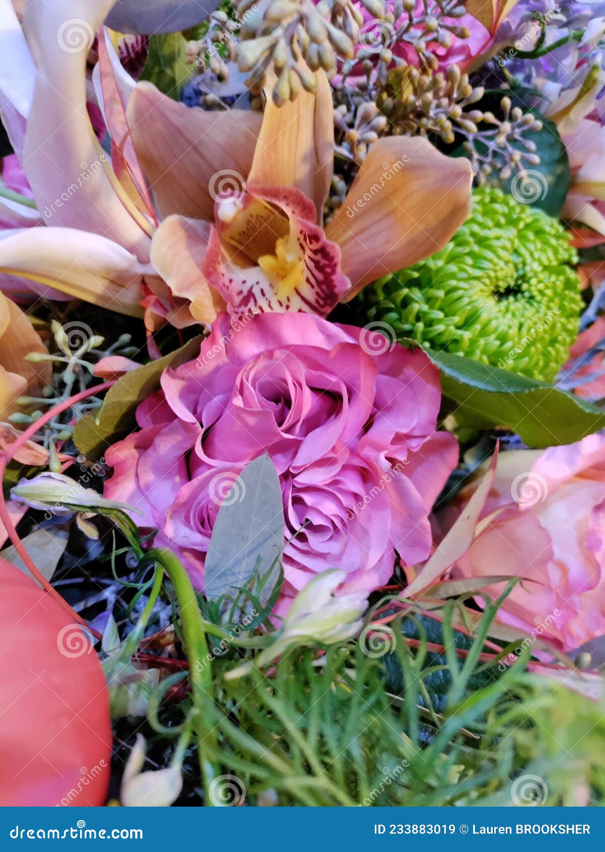Spring bling fling stock image. Image of bouquet, rose - 233883019