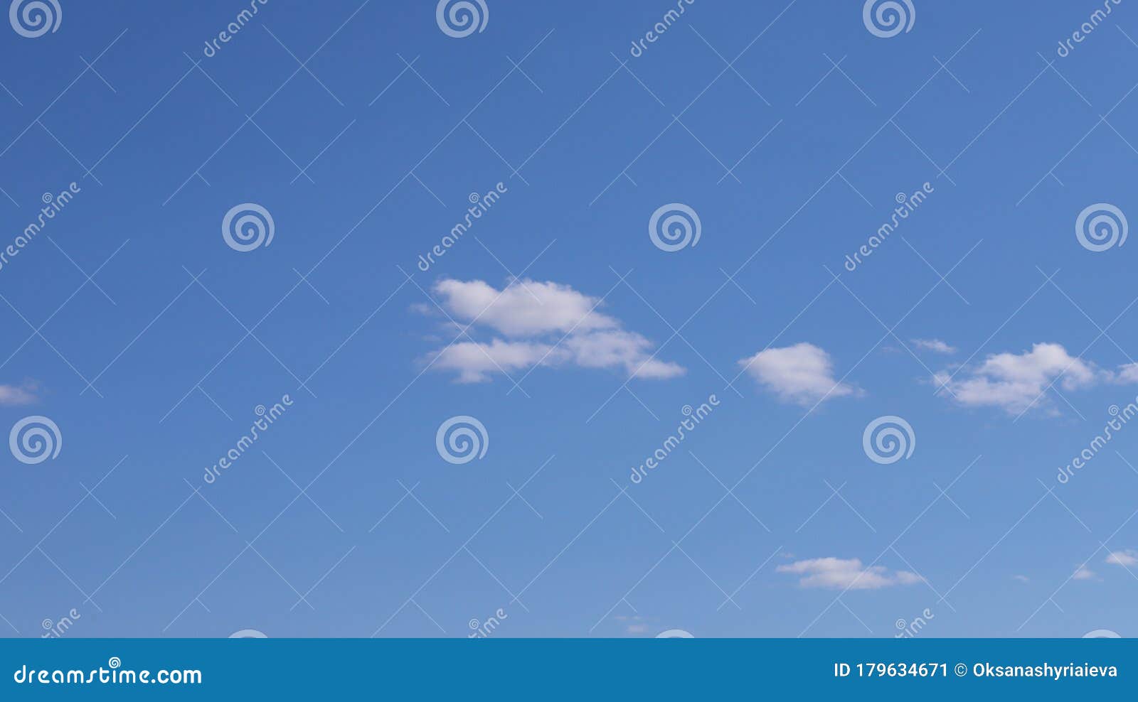 Spring Blue Sky with Clouds. Background of Blue Sky Stock Image - Image ...