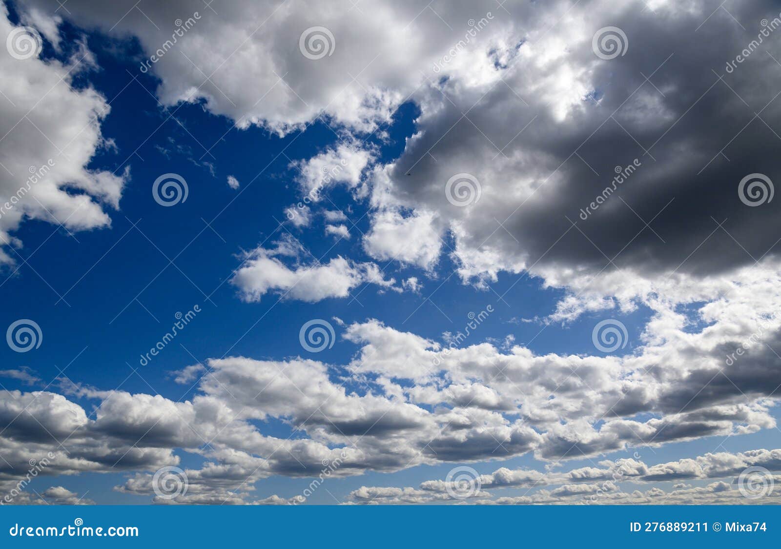 Spring Blue Sky with Clouds before Rain As Background 14 Stock Image ...