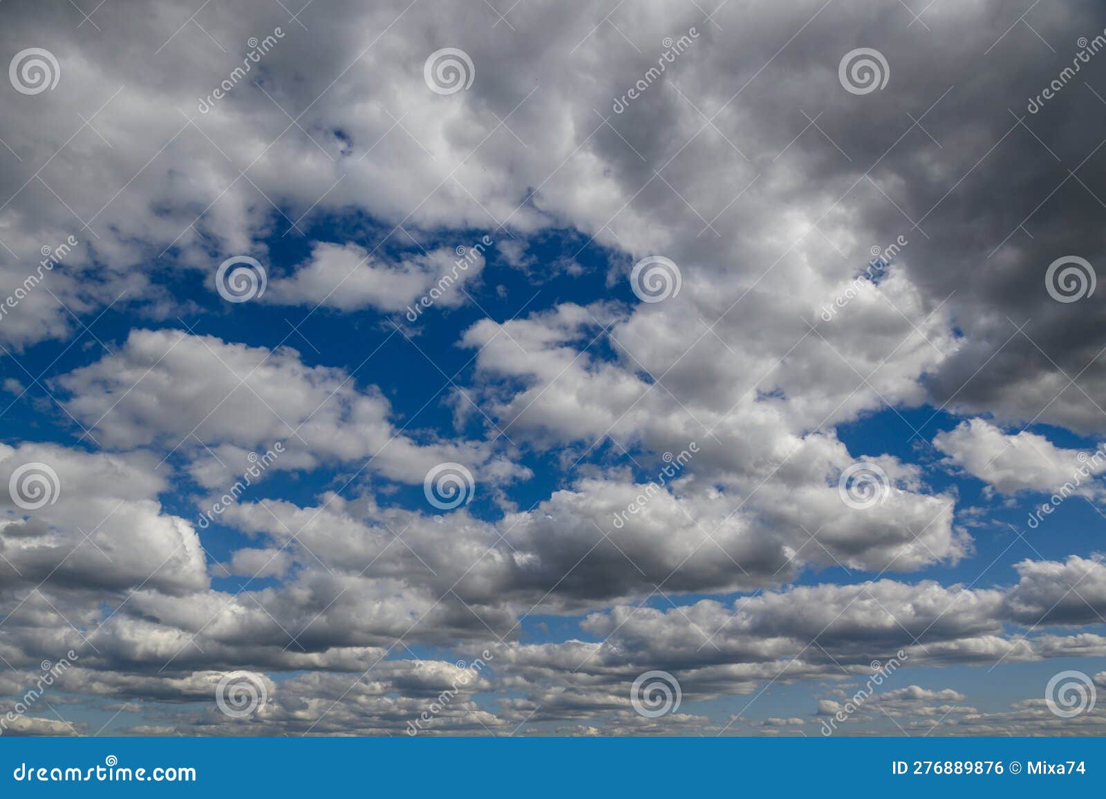 Spring Blue Sky with Clouds before Rain As Background 13 Stock Photo ...