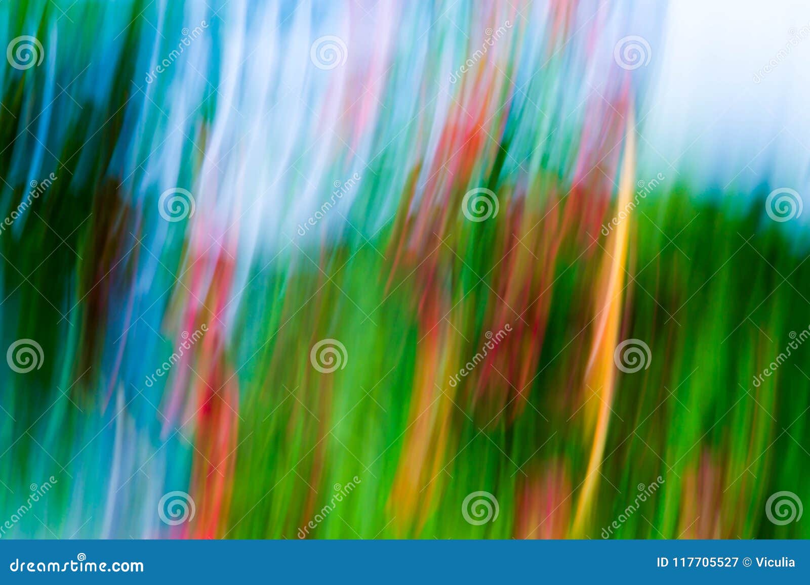 Spring Blurred Flowers. Abstract Motion Blur Effect Stock Image - Image ...