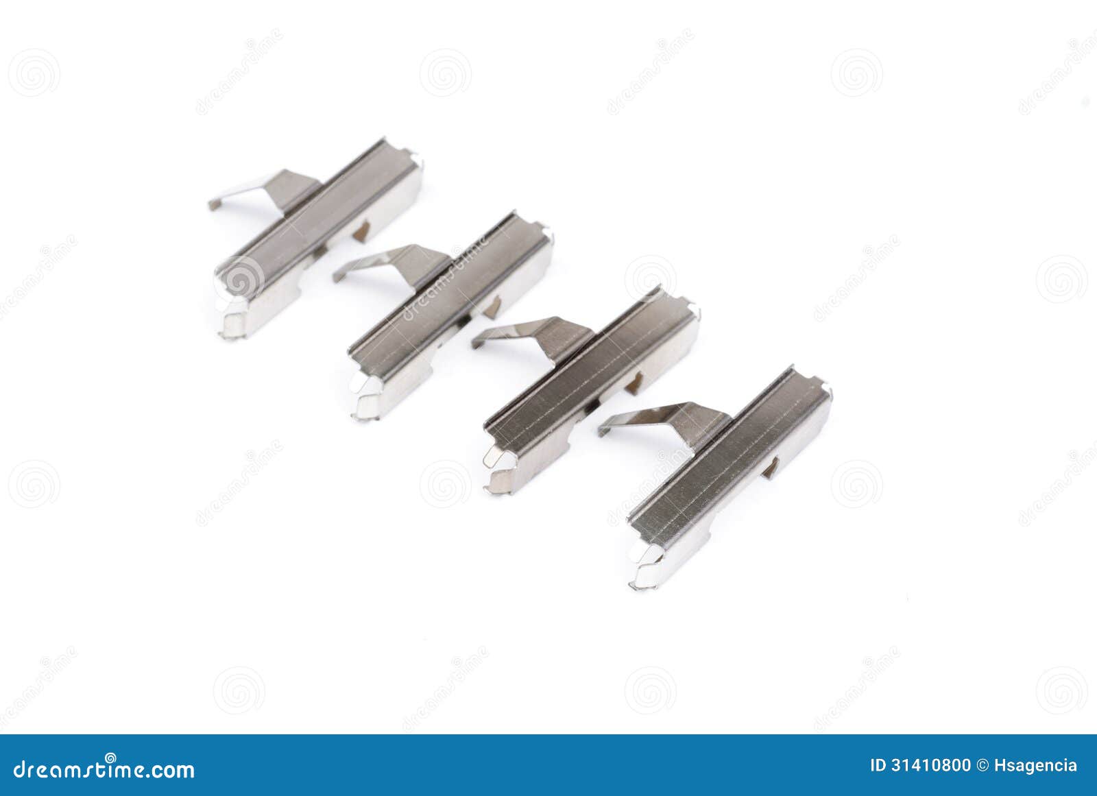 Spring from brake pads stock photo. Image of spring, rotor - 31410800