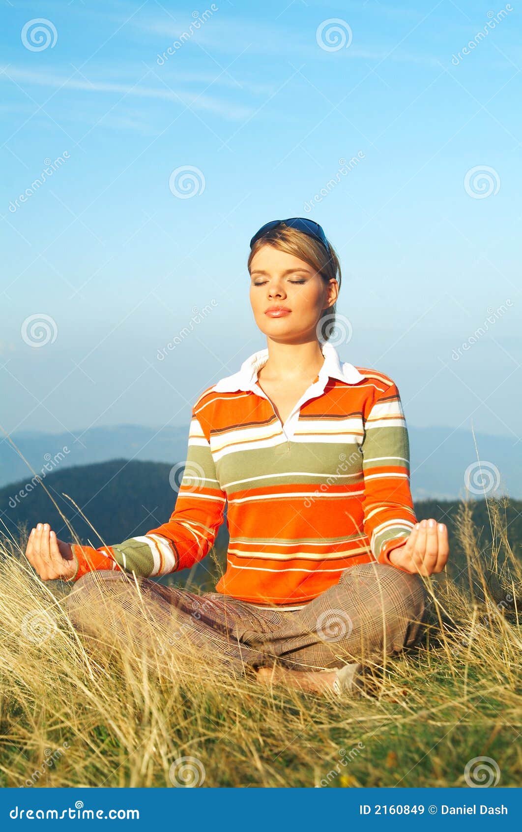 Spring break stock image. Image of meadow, grass, smile - 2160849