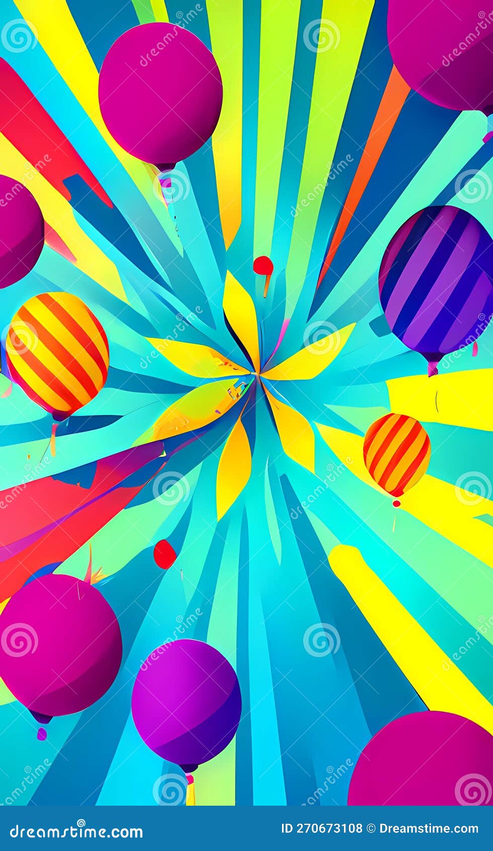 Spring Break Abstract Background Stock Illustration - Illustration of ...