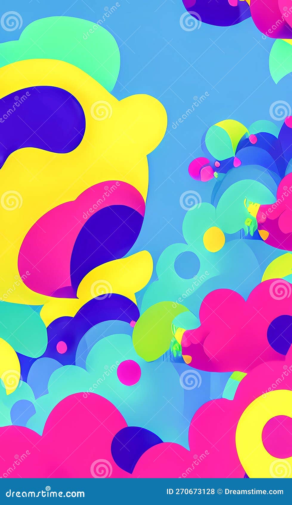 Spring Break Abstract Background Stock Illustration - Illustration of ...