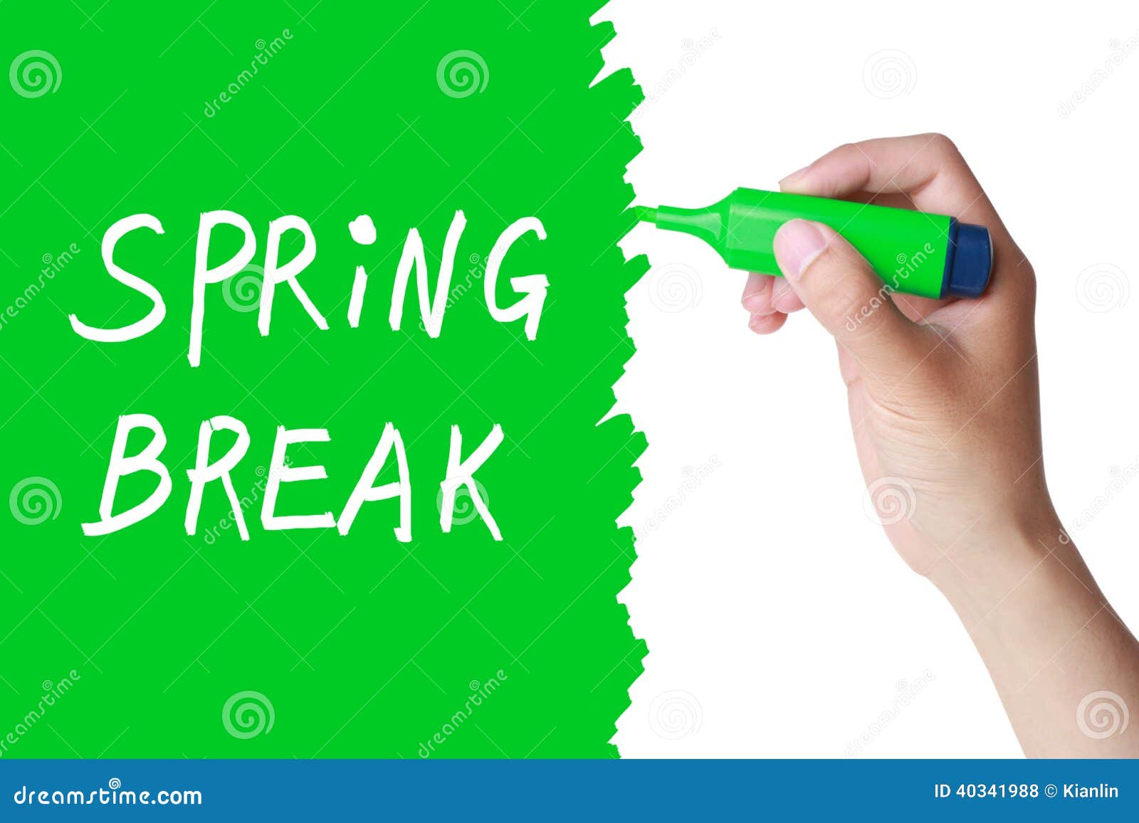 Spring break stock photo. Image of chalkboard, road, learning - 40341988