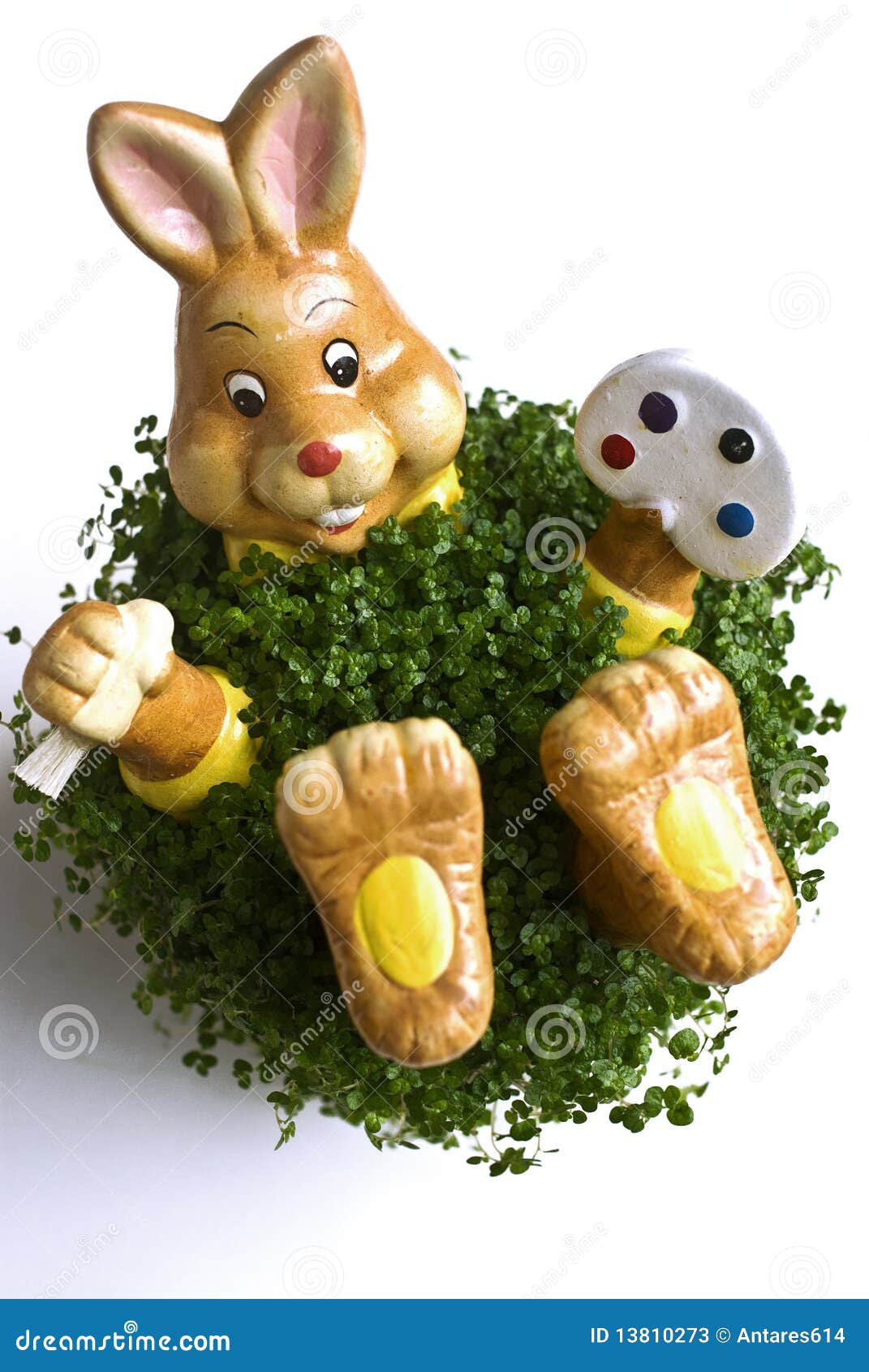 Spring bunny stock image. Image of statue, gift, decoration - 13810273