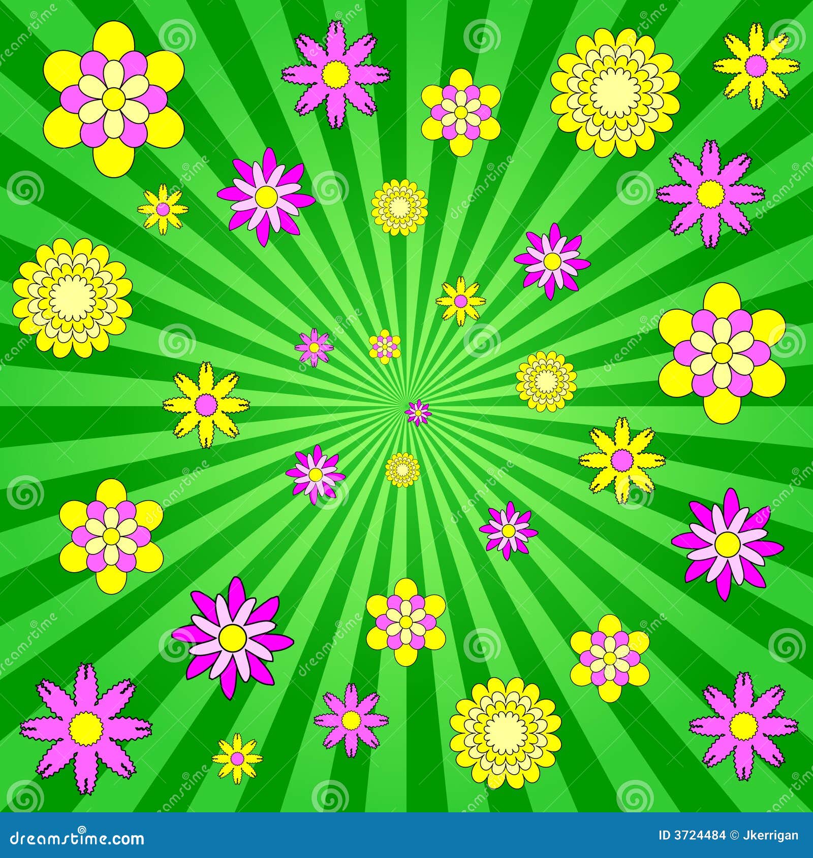 Spring Burst stock vector. Illustration of clip, graphic - 3724484