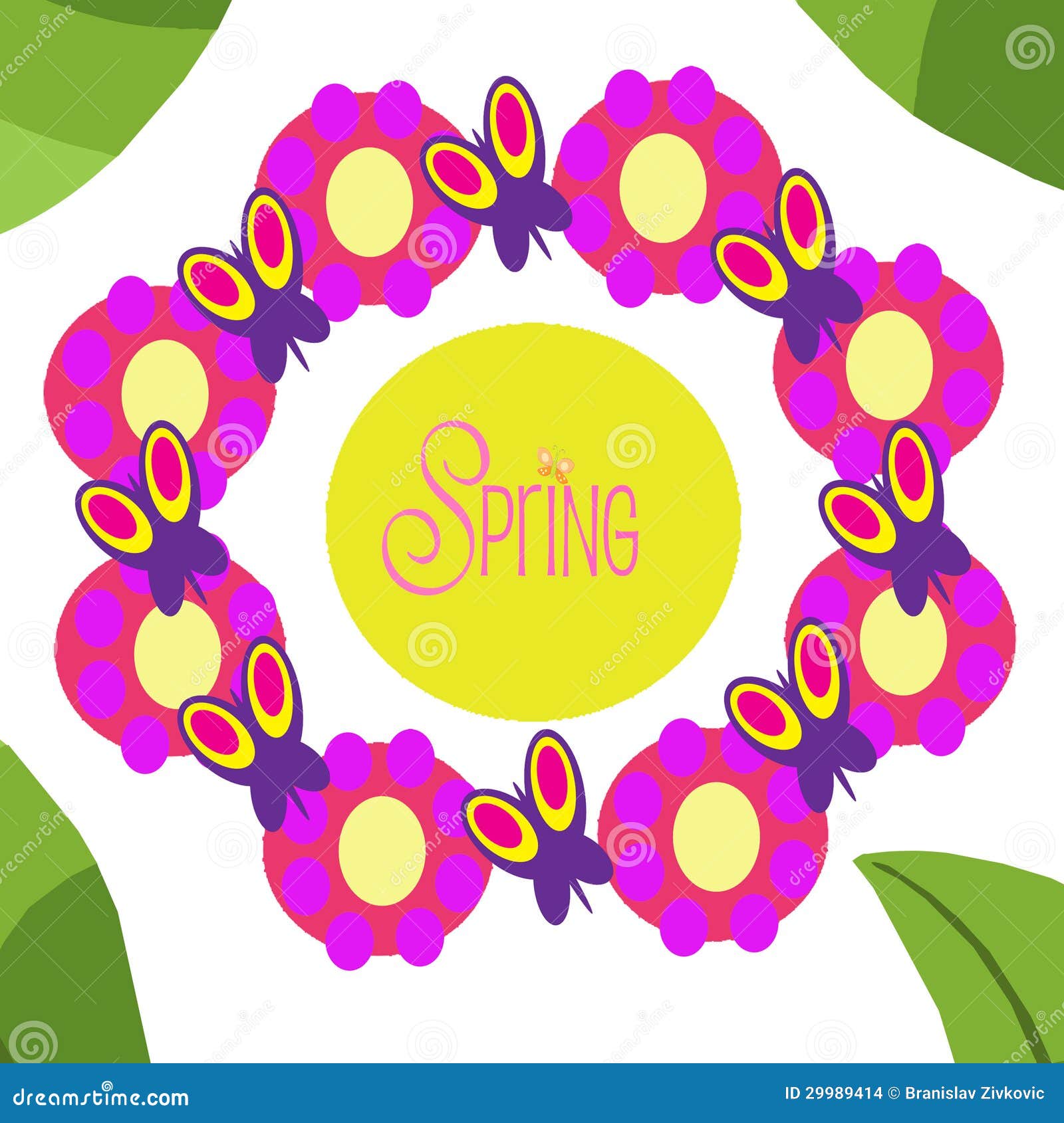 Spring collage stock illustration. Illustration of clip - 29989414