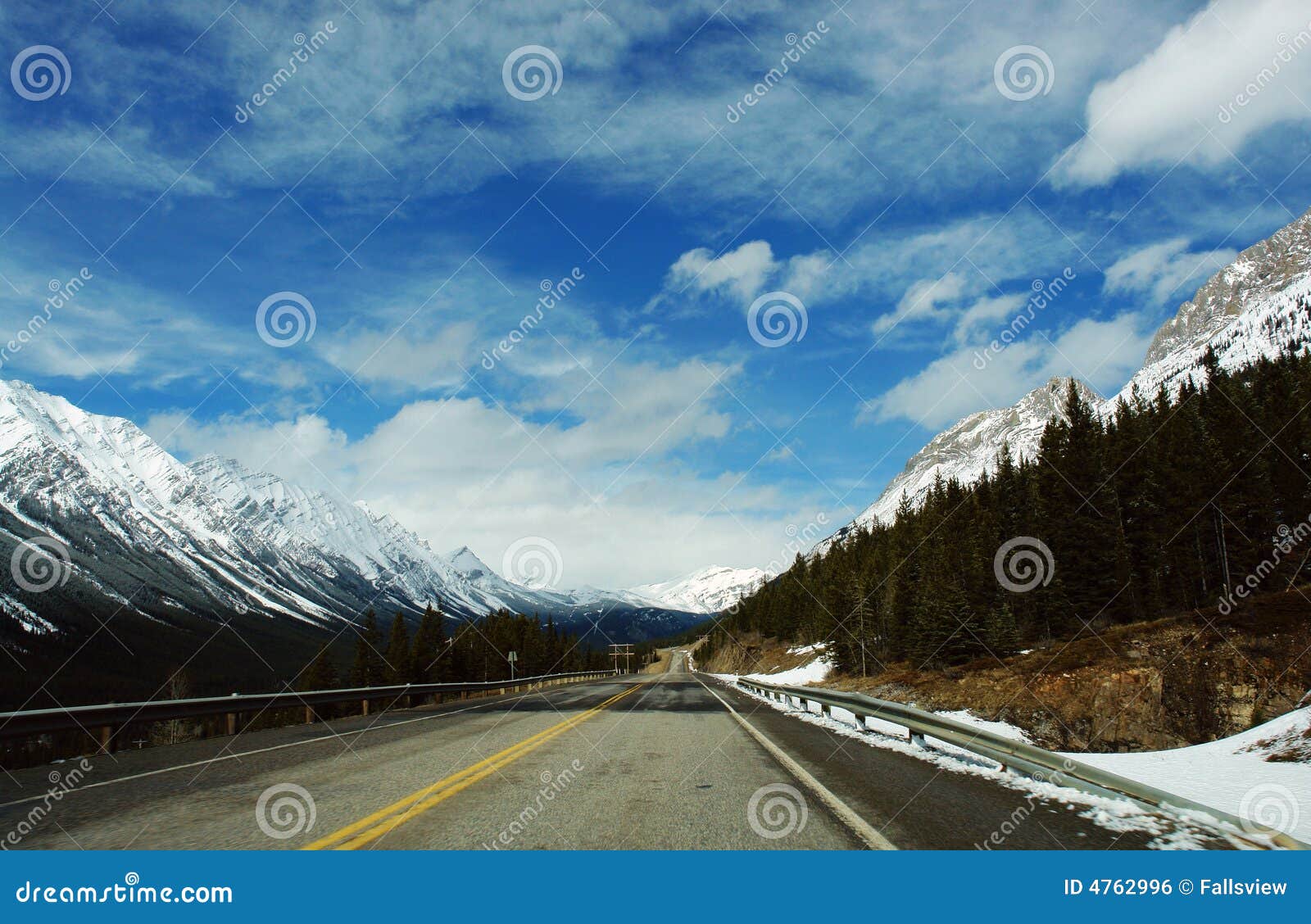 Spring Canadian Rocky Mountains Stock Photo - Image of canadian ...