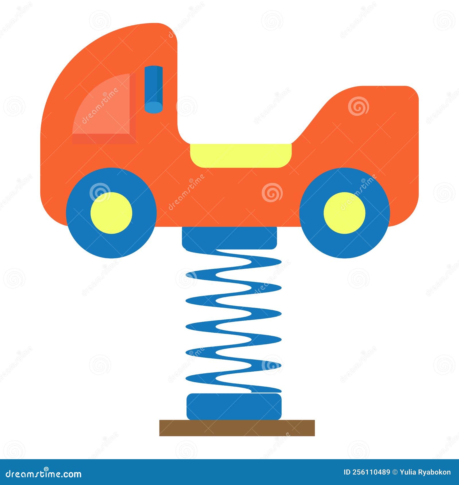 Spring Car Icon Cartoon Vector. Game School Stock Vector - Illustration ...
