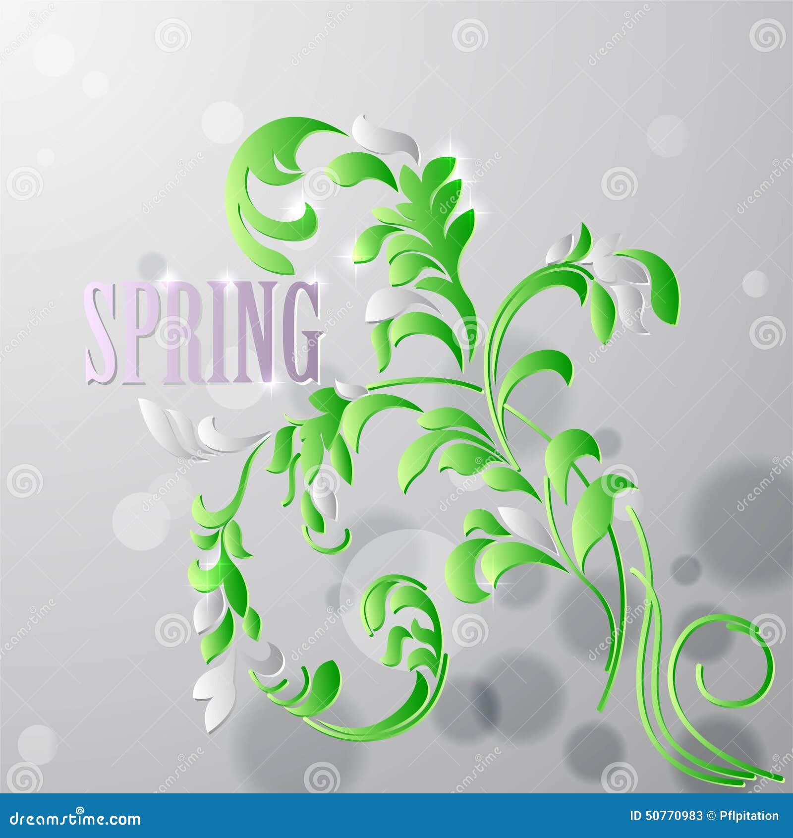 Spring stock vector. Illustration of graphic, growth - 50770983