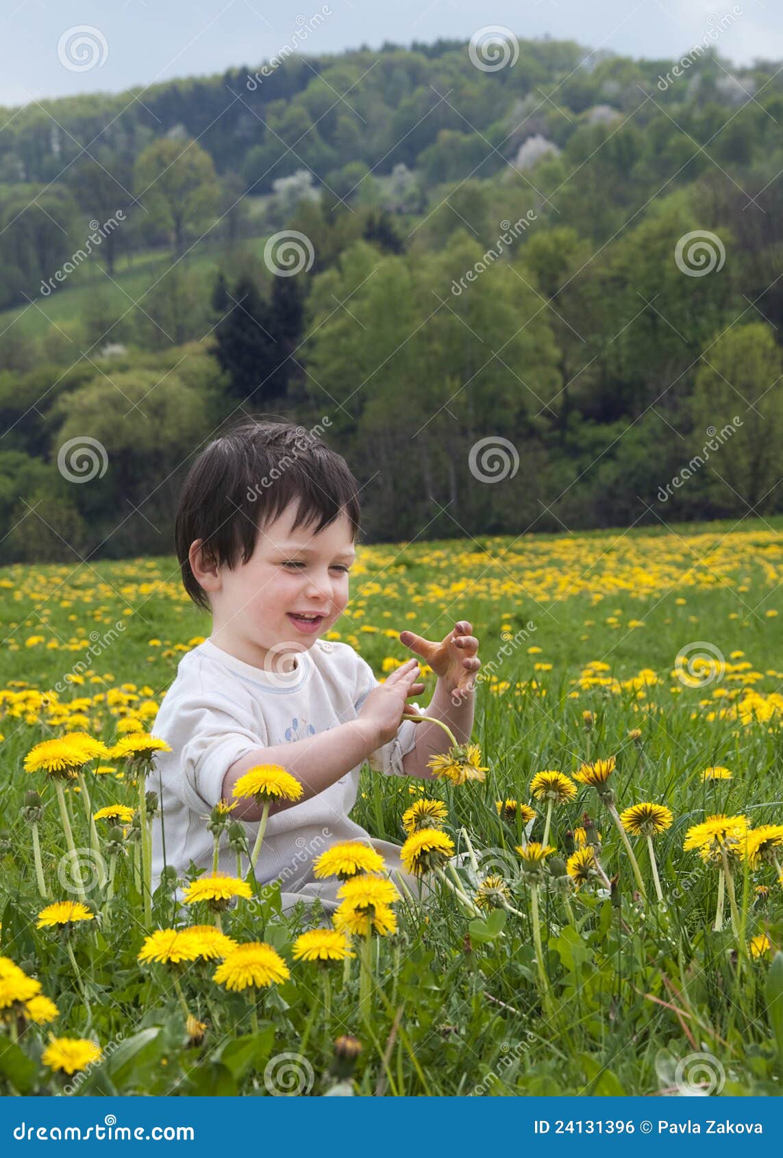 Spring child stock photo. Image of fresh, park, floral - 24131396