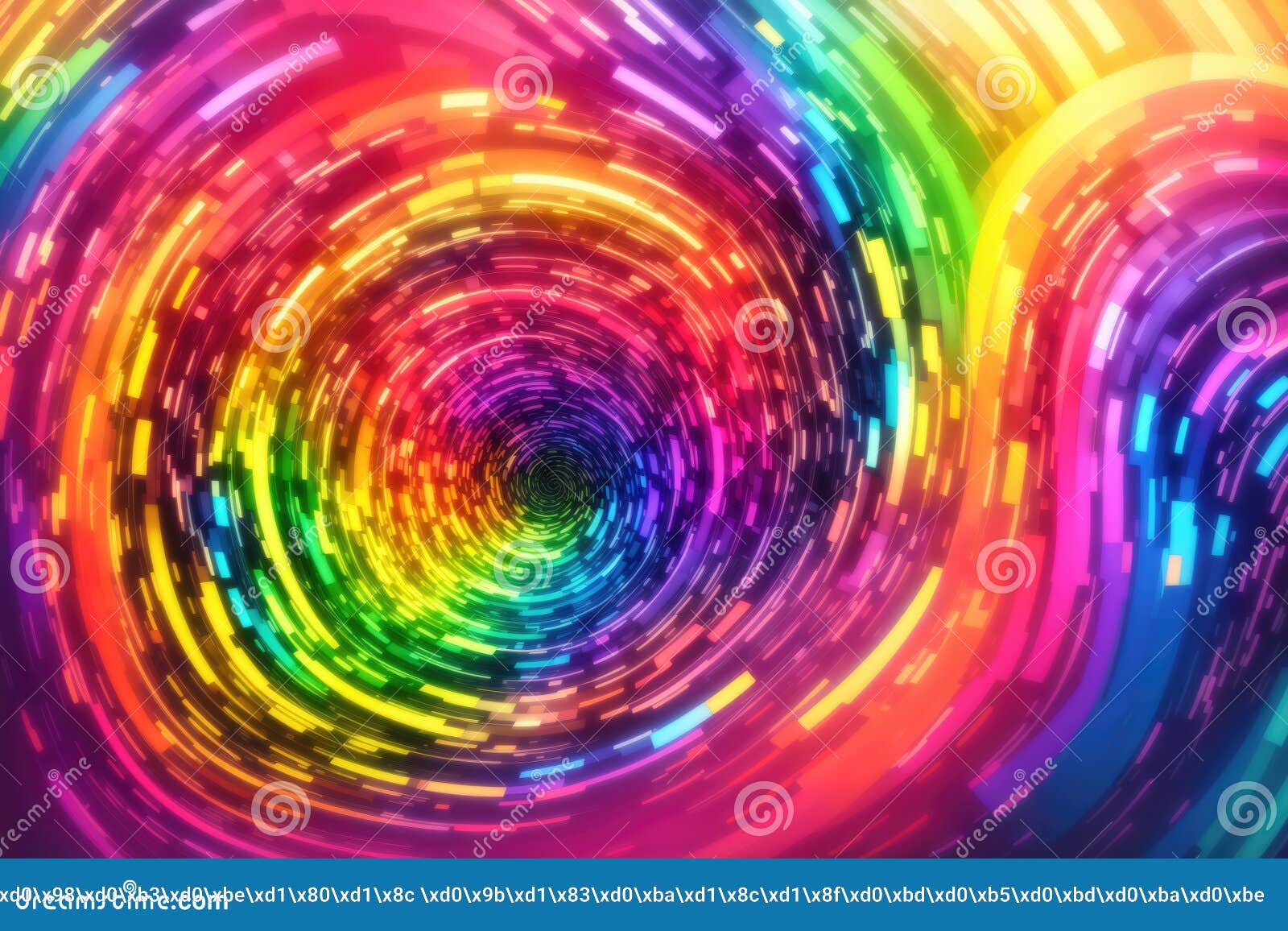 Spring Circle Glowing Rainbow Color Gradient Background. Ai Generative ...