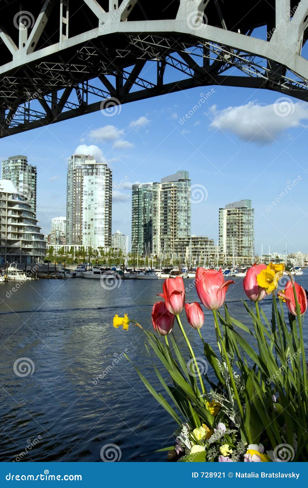 Spring city stock image. Image of active, highrise, construction - 728921